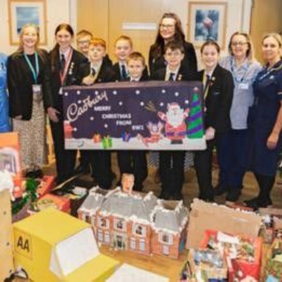 Sir Thomas Wharton Academy - Christmas Hampers bringing festive joy